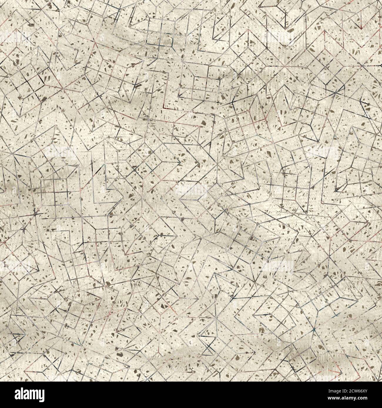 Chic formal grungy geo texture seamless pattern Stock Photo - Alamy