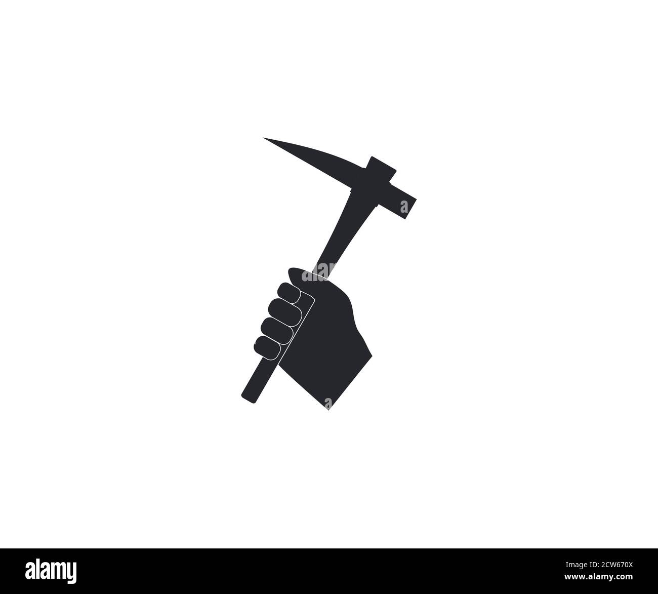 Pick axe icon hi-res stock photography and images - Alamy