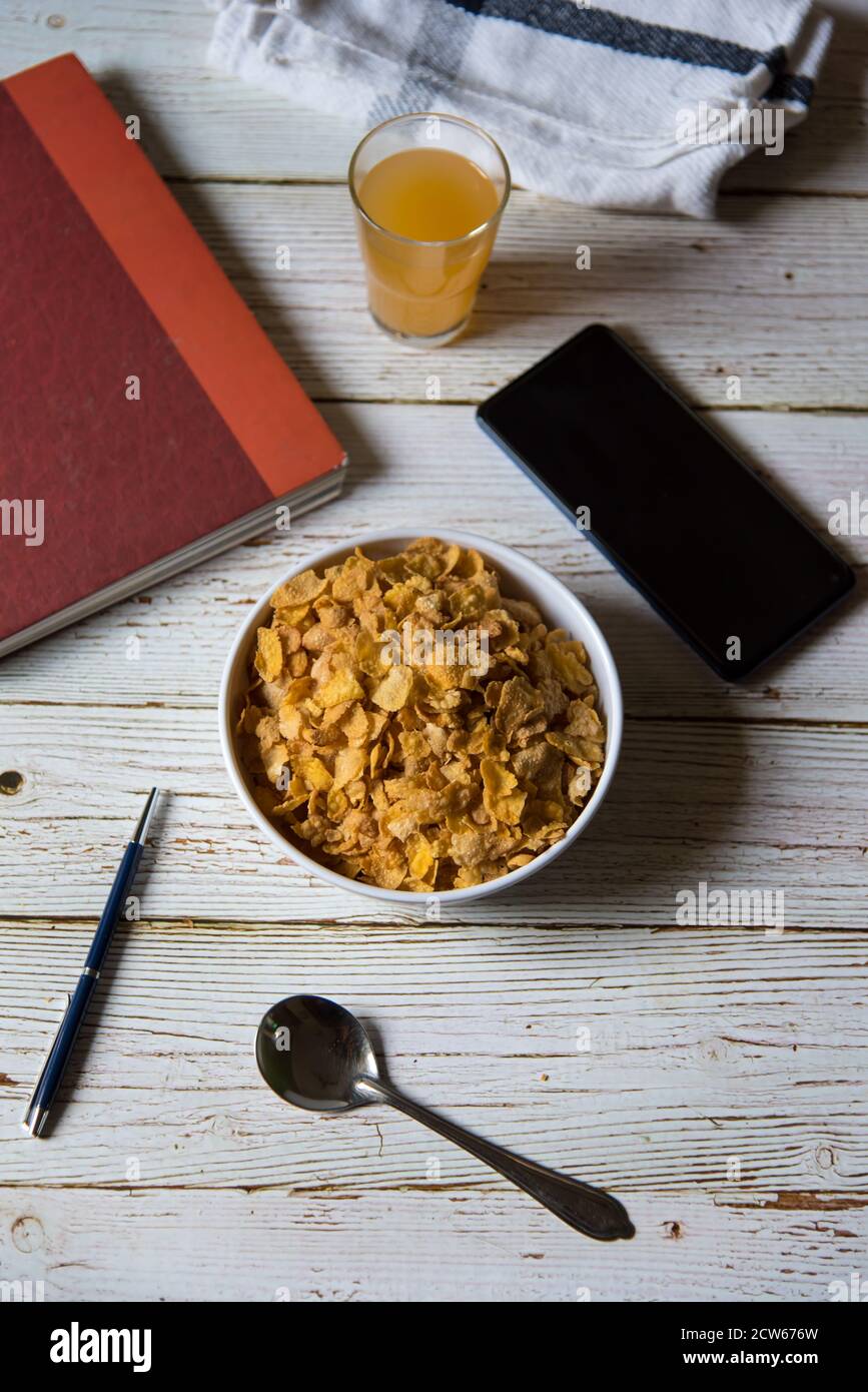 Morning breakfast table hi-res stock photography and images - Alamy