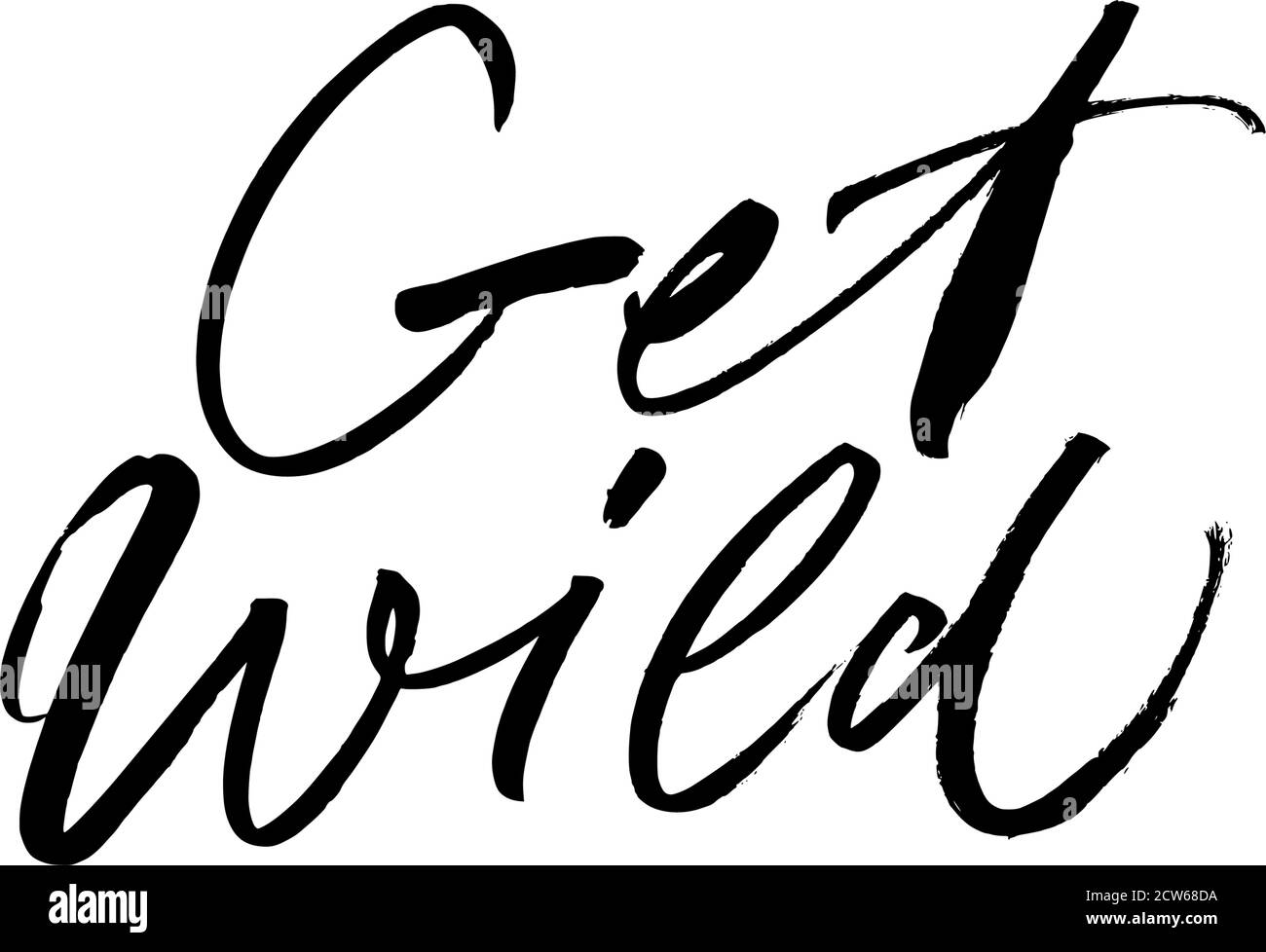 Wild cursive style hi-res stock photography and images - Alamy