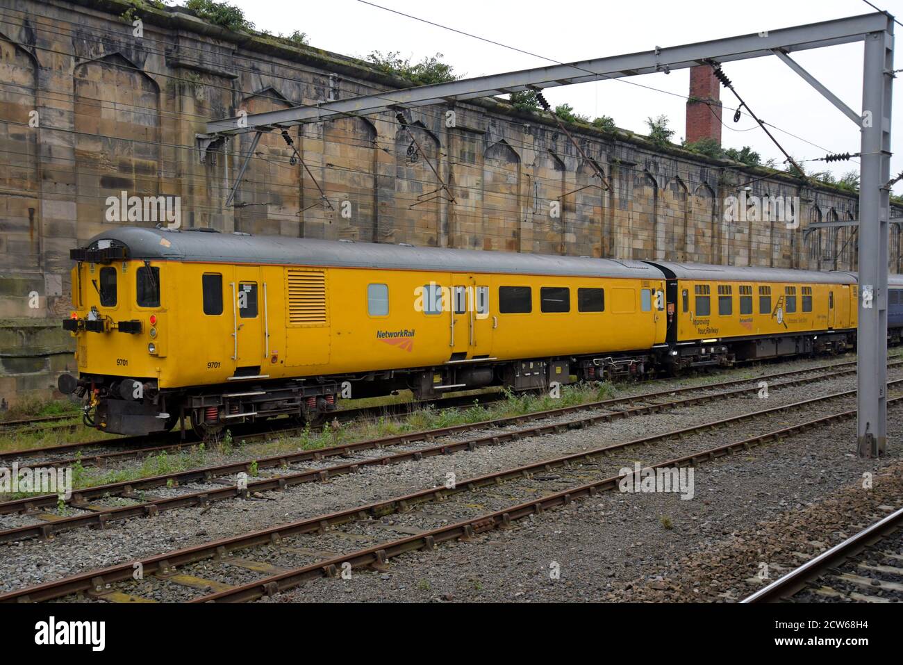 A Network Rail test and measurement train for ultrasonic track testing ...