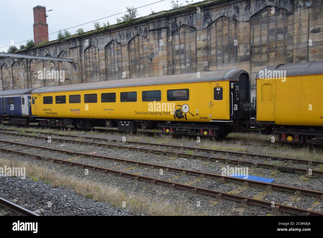 A Network Rail test and measurement train for ultrasonic track testing ...