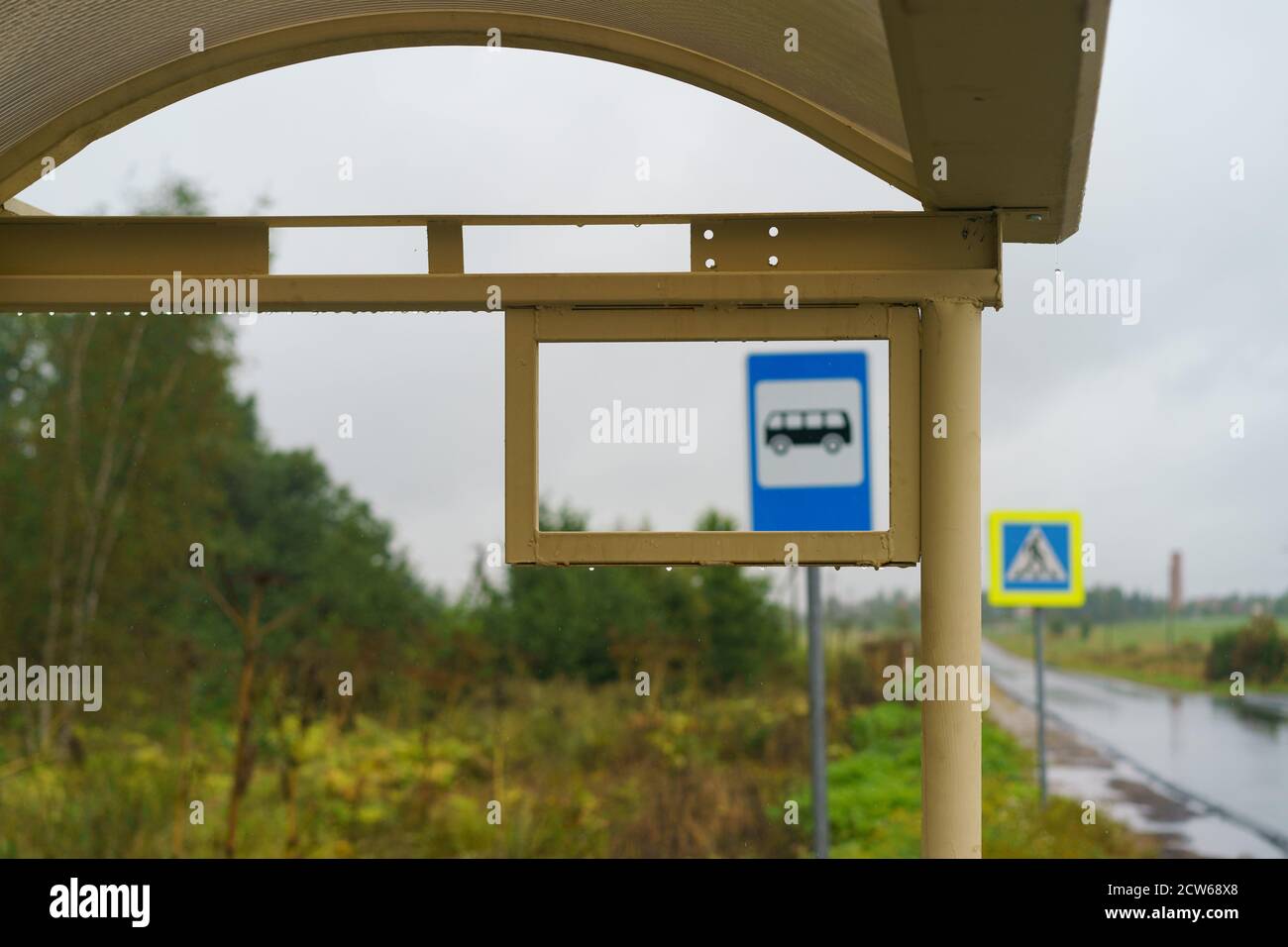 Bus stop signs russian hi-res stock photography and images - Alamy