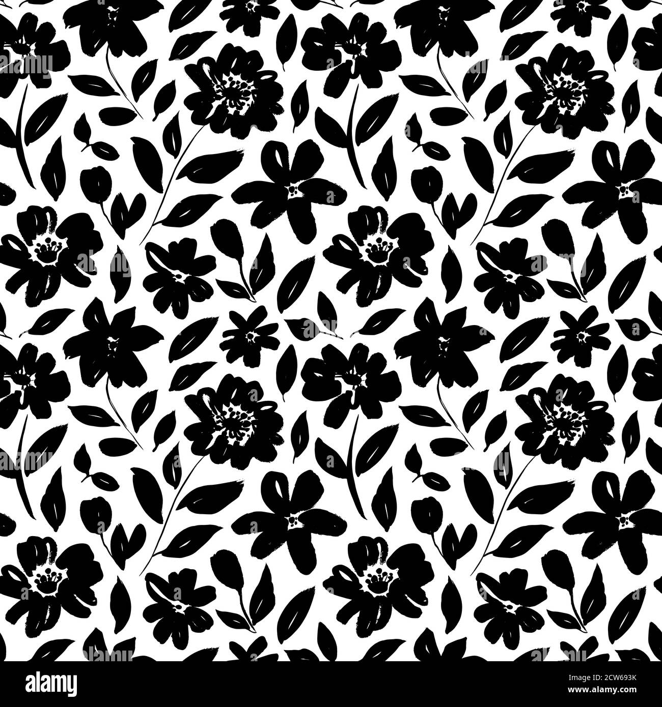 Flower pattern vector hi-res stock photography and images - Alamy