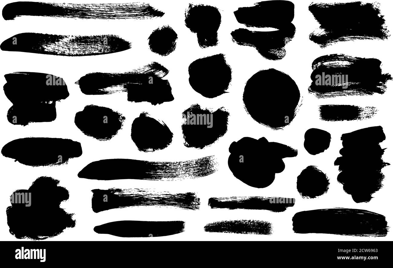 Black paint splash Stock Vector Images - Alamy