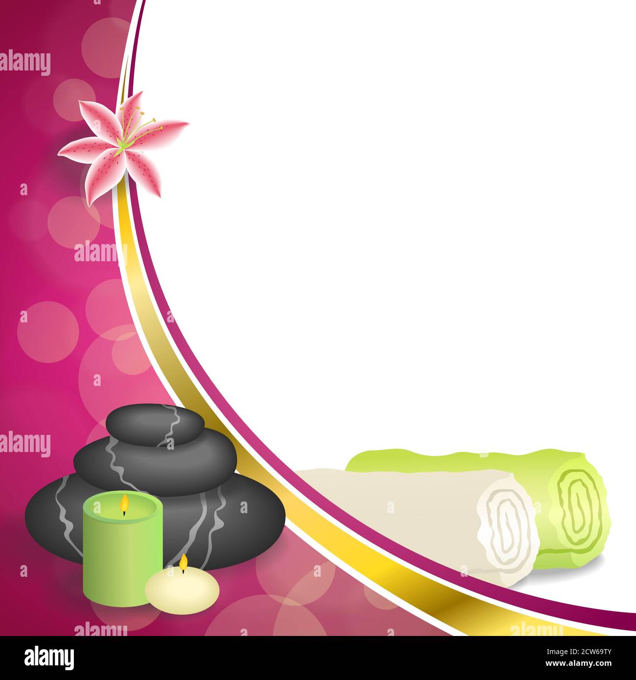 Stones spa pattern cartoon hi-res stock photography and images - Alamy