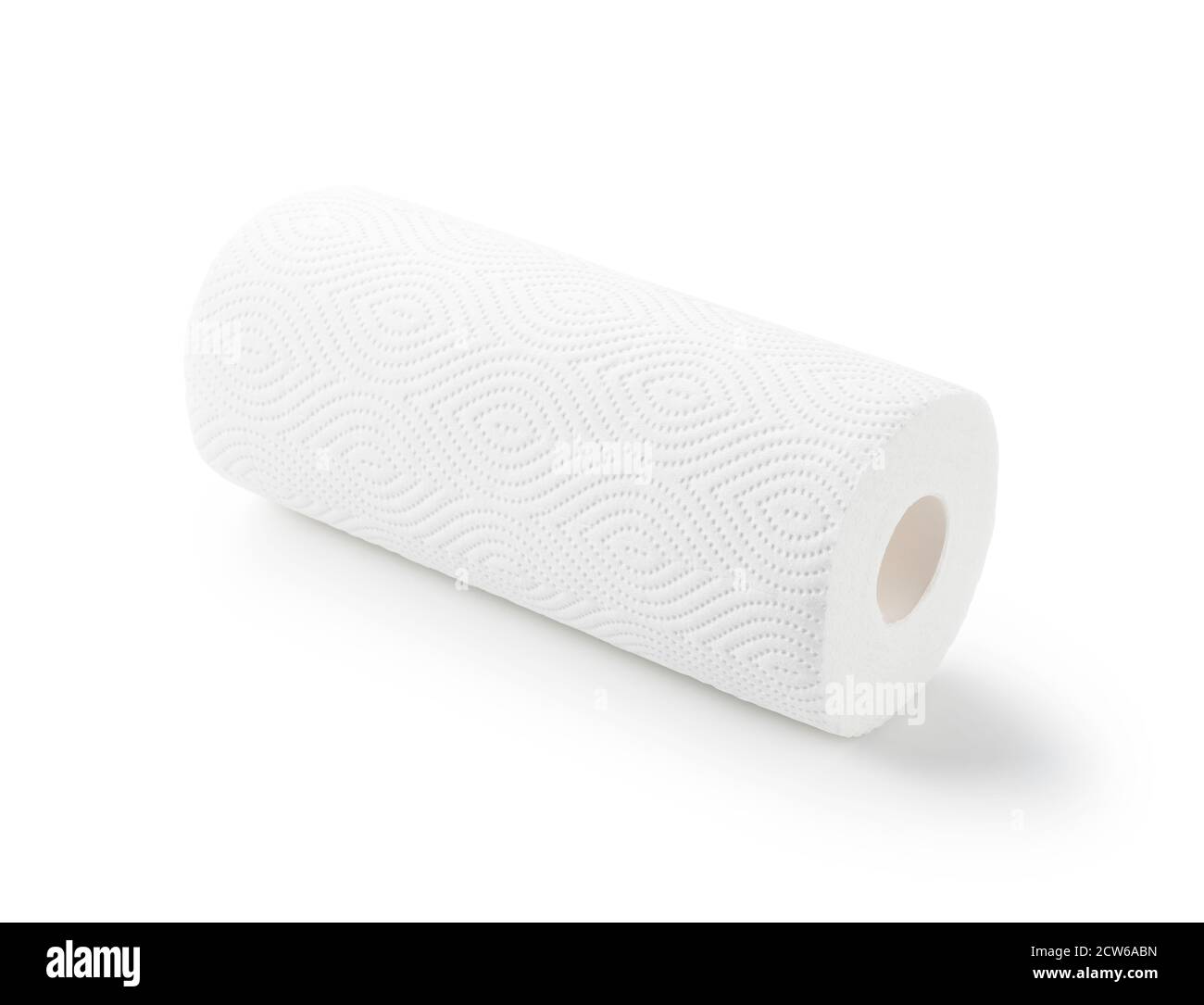 Kitchen paper on a white background Stock Photo - Alamy