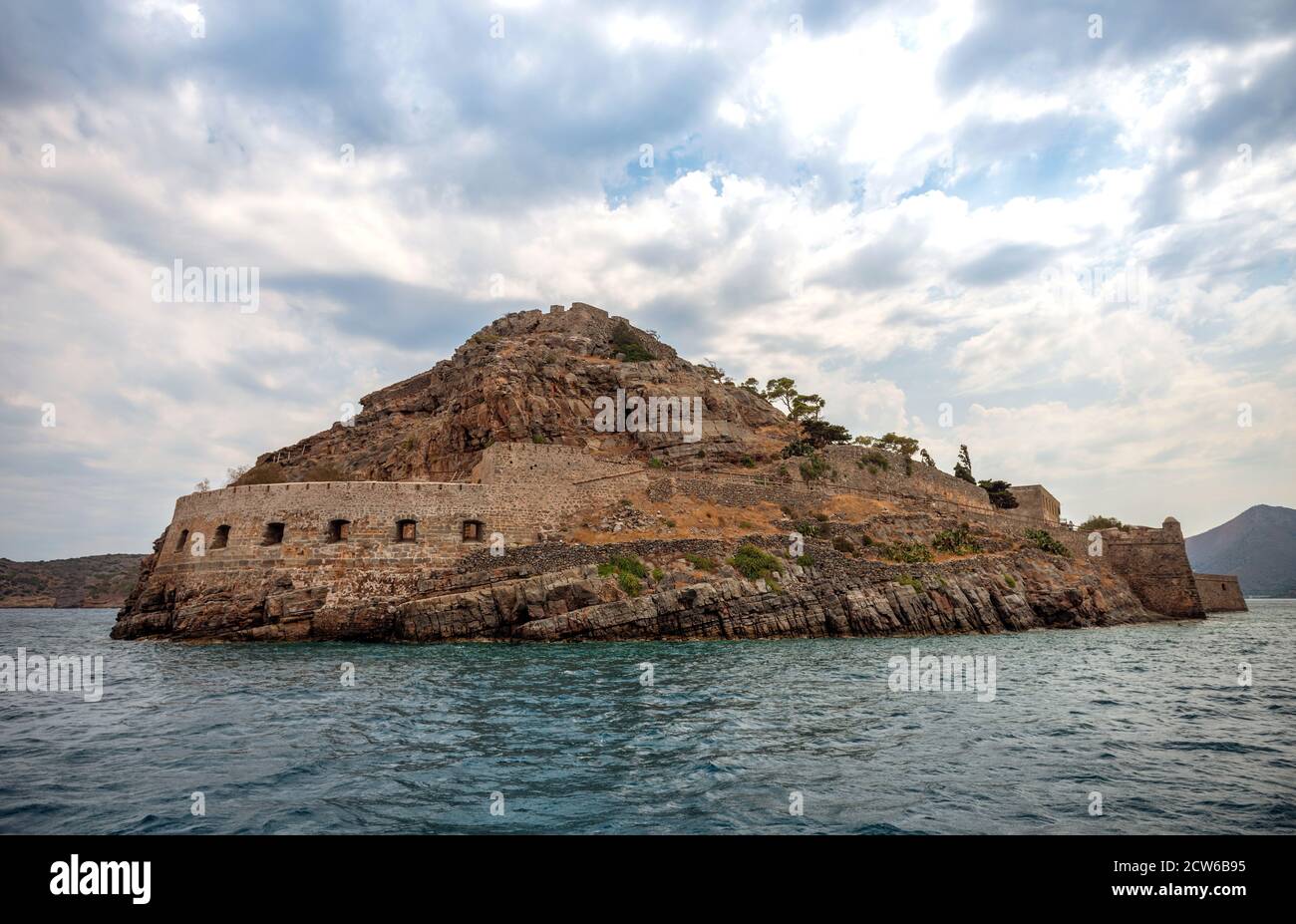 Ancient ruins of a fortified leper colony. The fortress was built by ...
