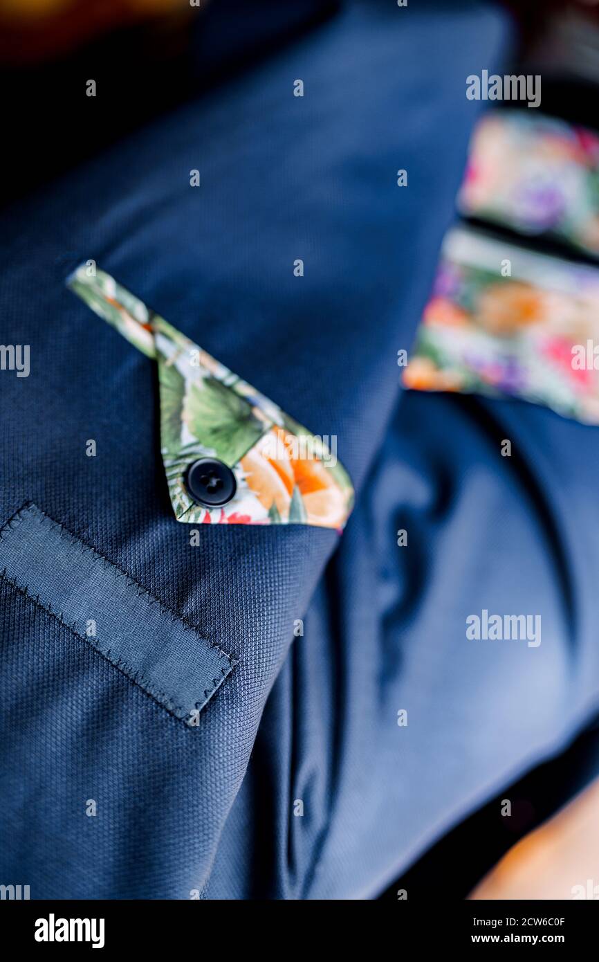 Suit jacket with patch hi-res stock photography and images - Alamy