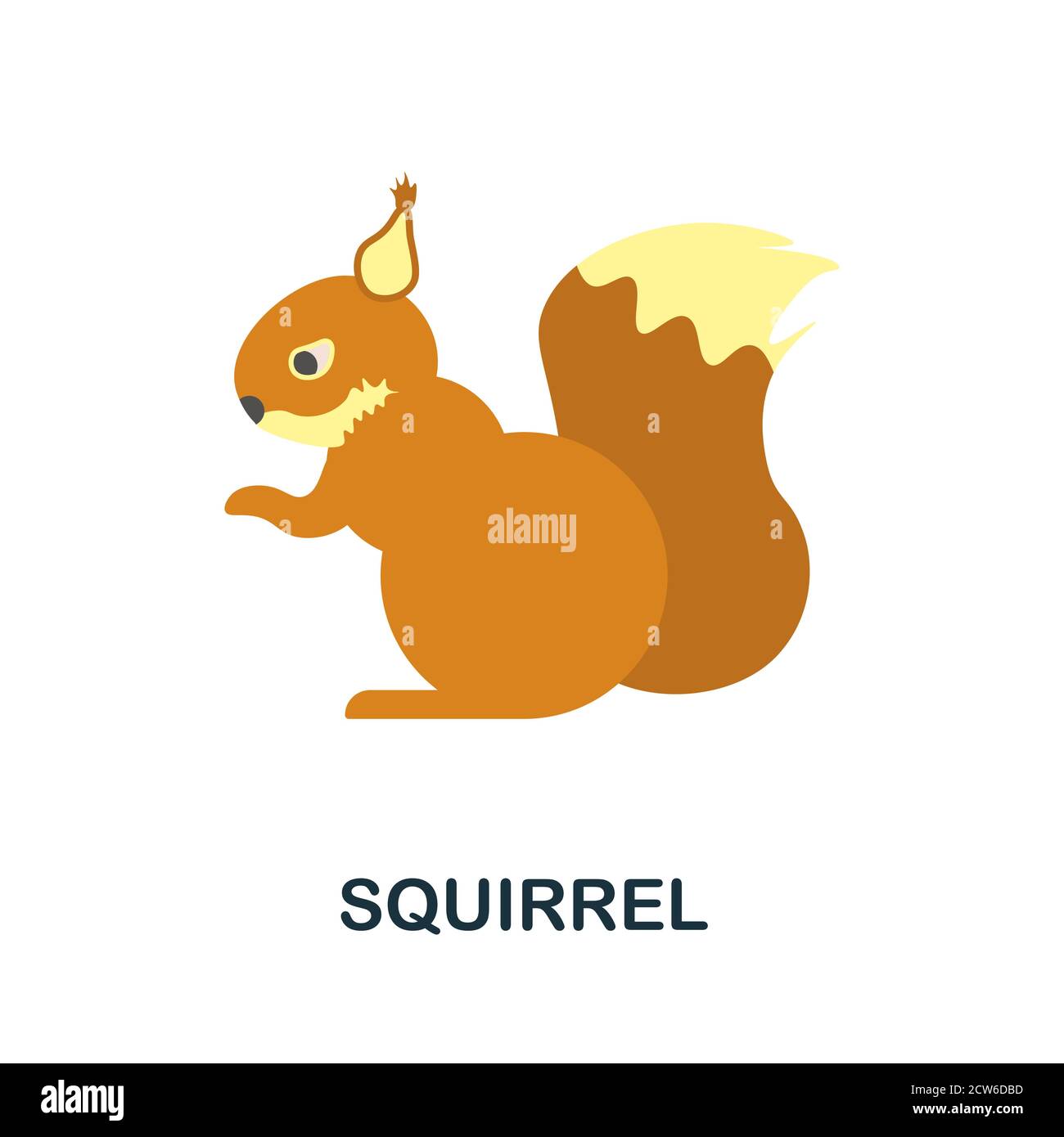 Red and gray squirrel Stock Vector Images - Alamy