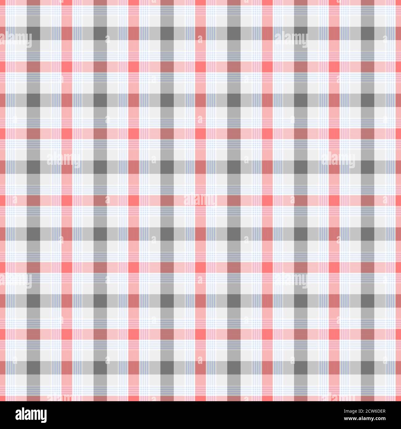 Tartan Vector Seamless Patterns, Pink And Grey Stock Vector Image & Art ...