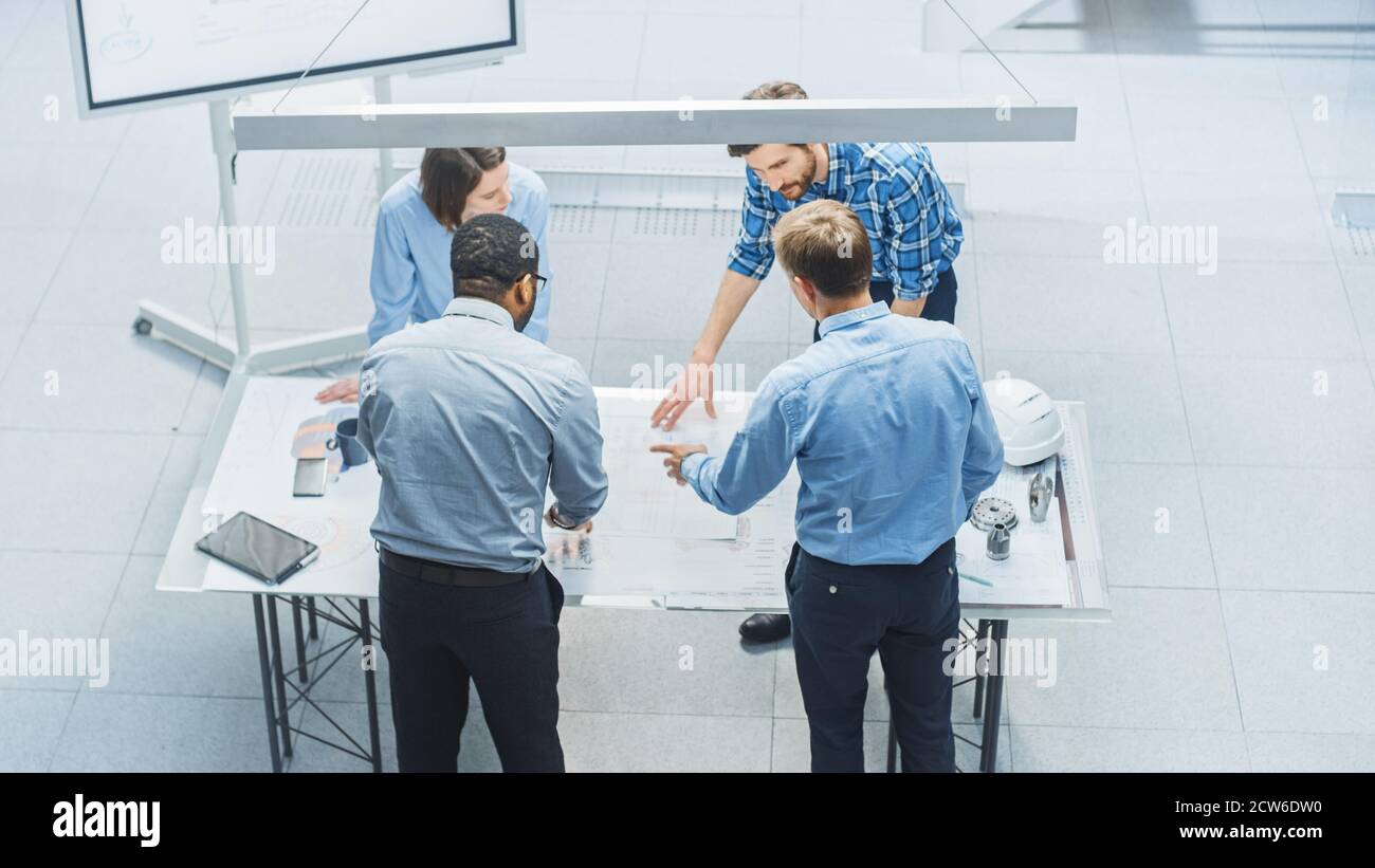 Diverse engineers working in design hi-res stock photography and images ...