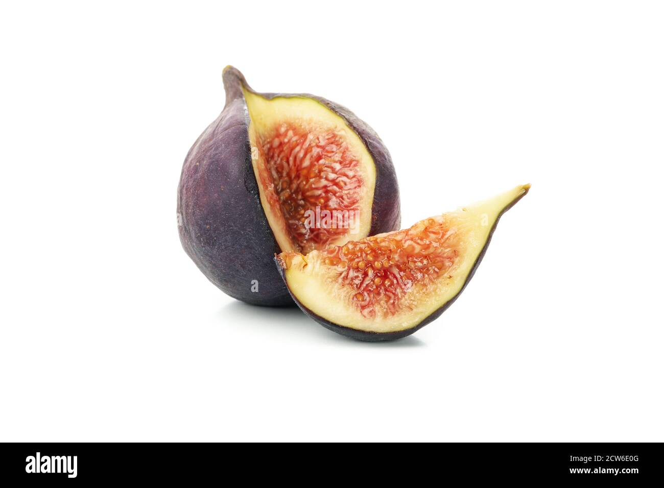 Fresh fig fruit isolated on white background Stock Photo - Alamy