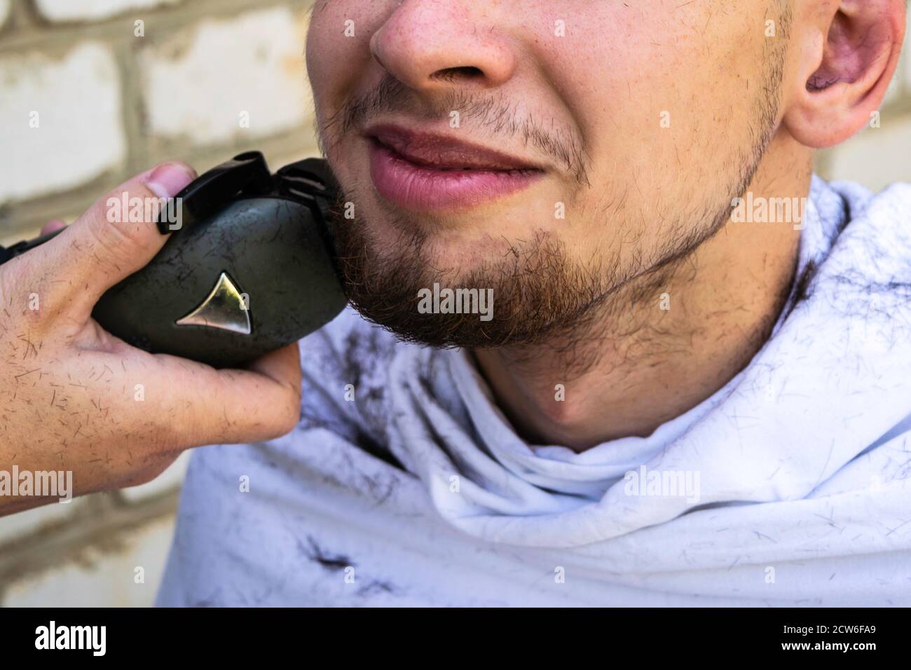 Boy Cutting His Hand With Cutter High Resolution Stock Photography and ...