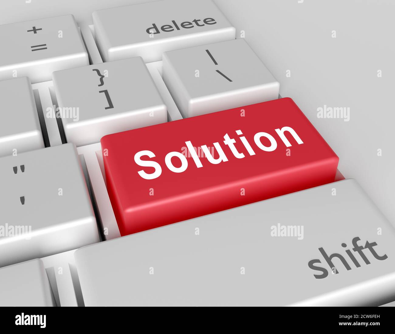 Word solution written on a computer keyboard. Conceptual image on a ... Word solution written on a computer keyboard. Conceptual image on a ...