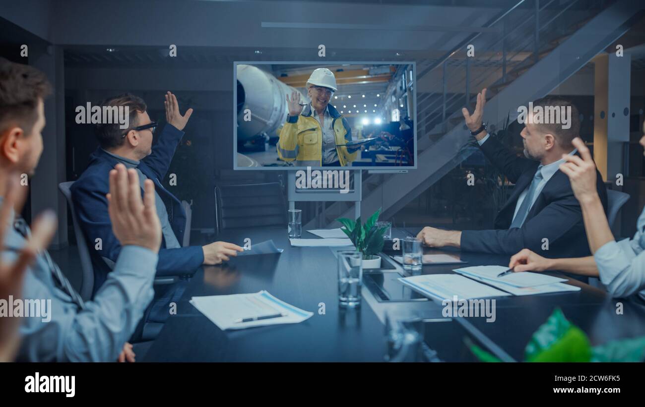 Industrial corporate meeting hi-res stock photography and images - Alamy