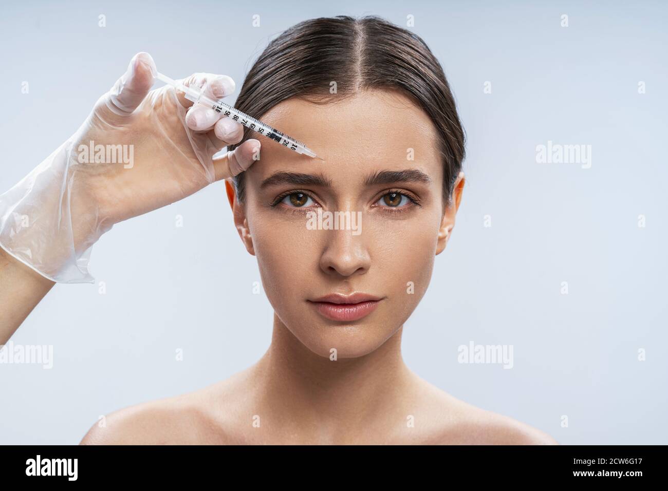 Forehead lift procedure hi-res stock photography and images - Alamy