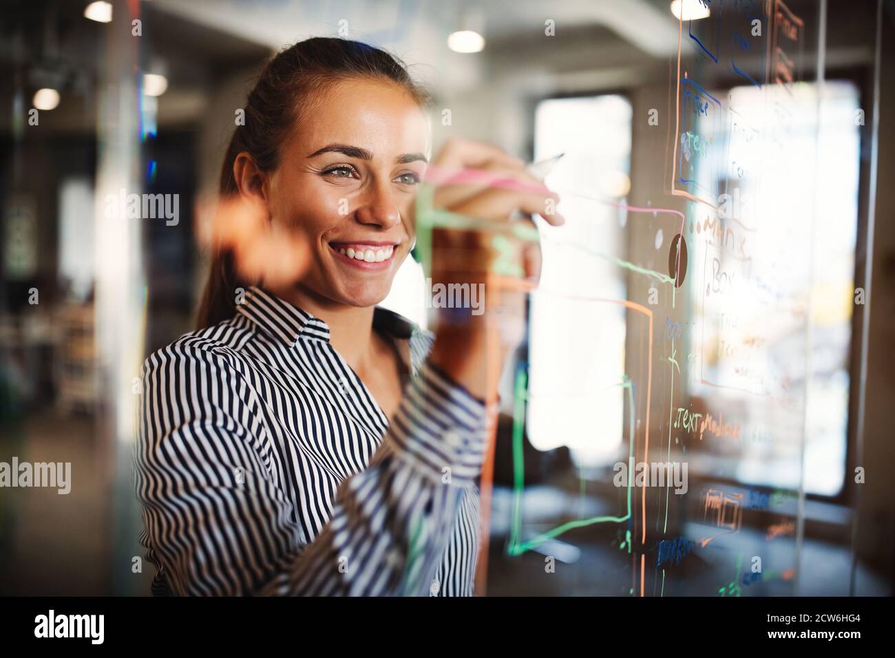 Technology software business office programming people concept Stock ...