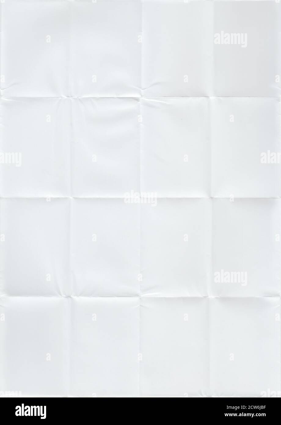 Seamless pattern with a white paper texture folded and stretched again ...