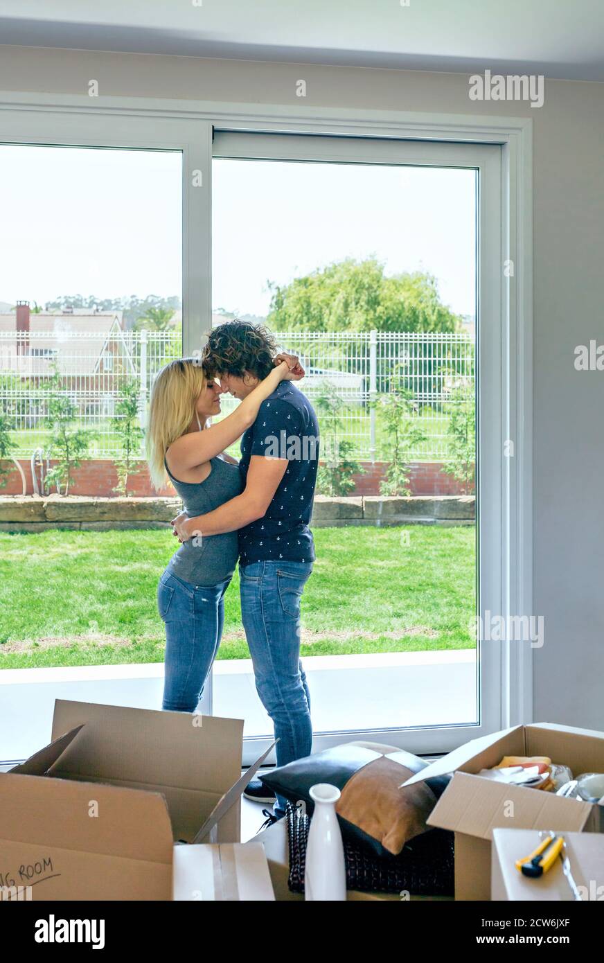 Celebrating hugging hi-res stock photography and images - Alamy