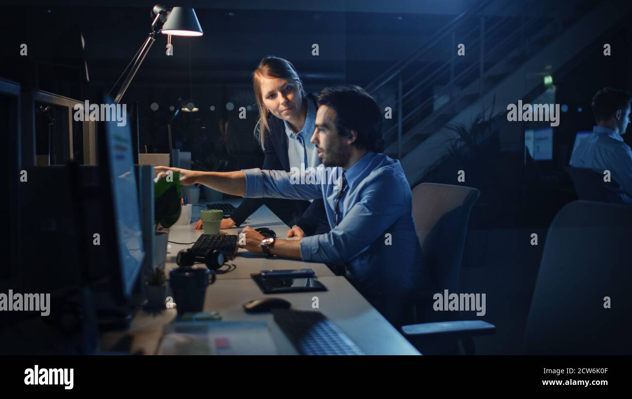 Handling coworkers hi-res stock photography and images - Alamy