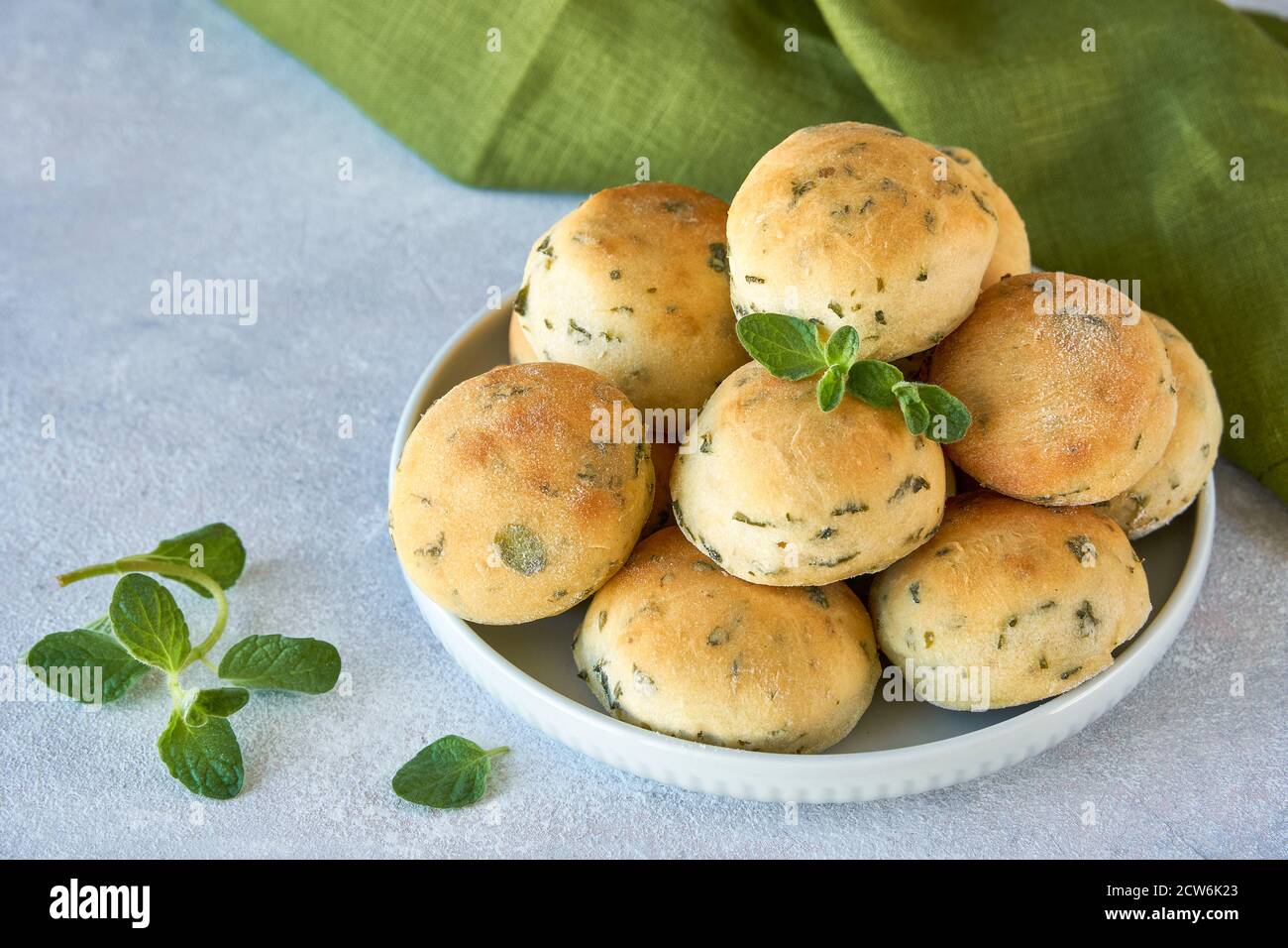Fresh homemade buns sesame hi-res stock photography and images - Alamy