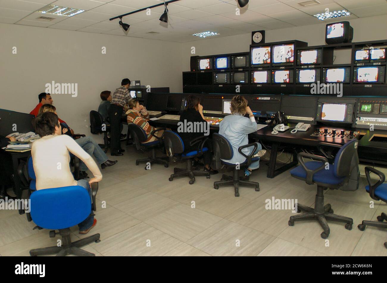 Istanbul, Turkey, 08/10/2015; CNN International Istanbul branch studios ...