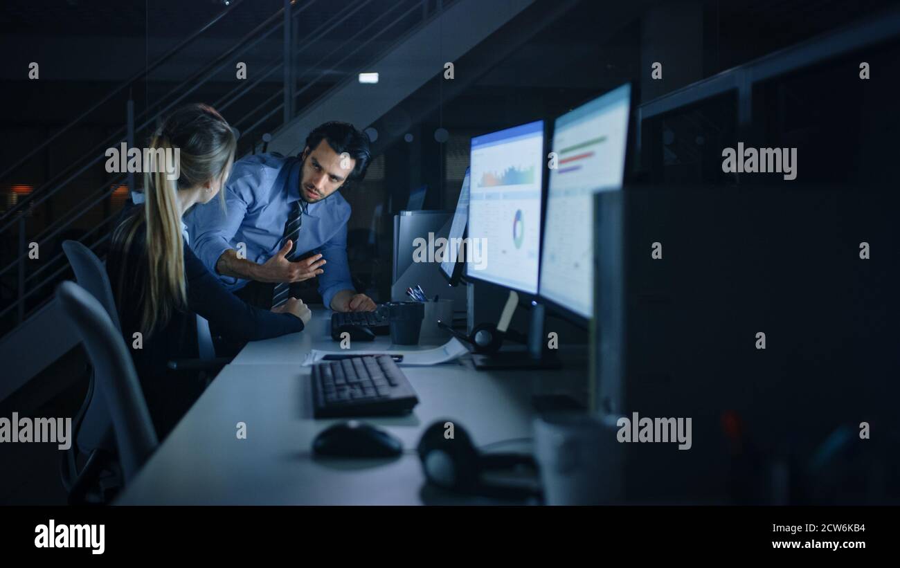 Handling coworkers hi-res stock photography and images - Alamy