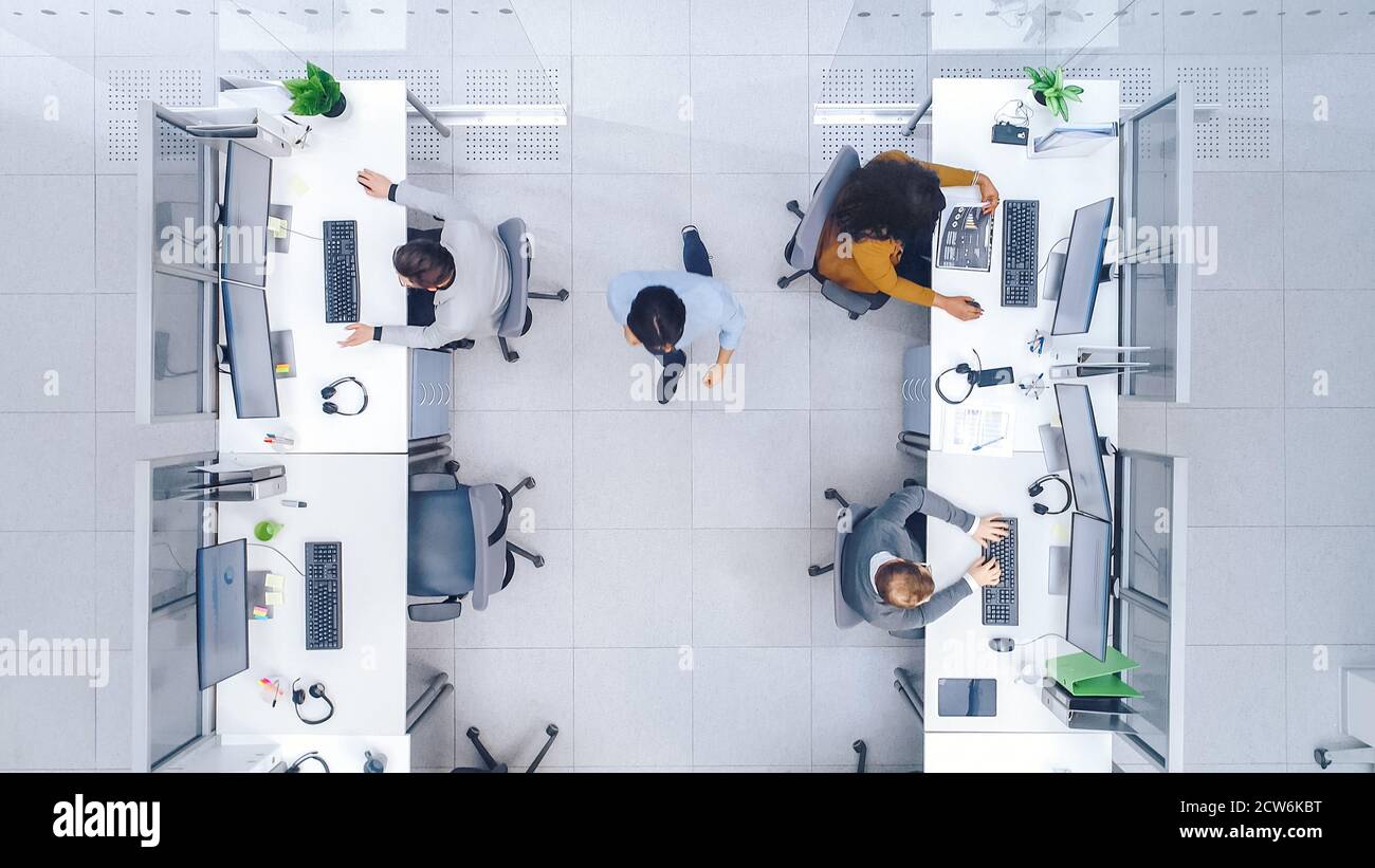 Man office desk sitting down moving hi-res stock photography and images ...