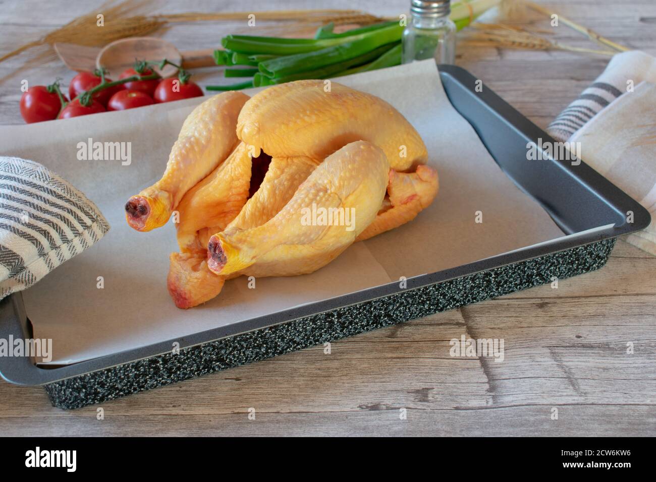 raw organic chicken Stock Photo - Alamy