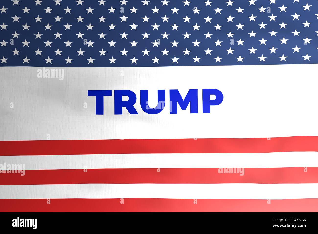 Trump on american flag illustration design, candidate for president ...