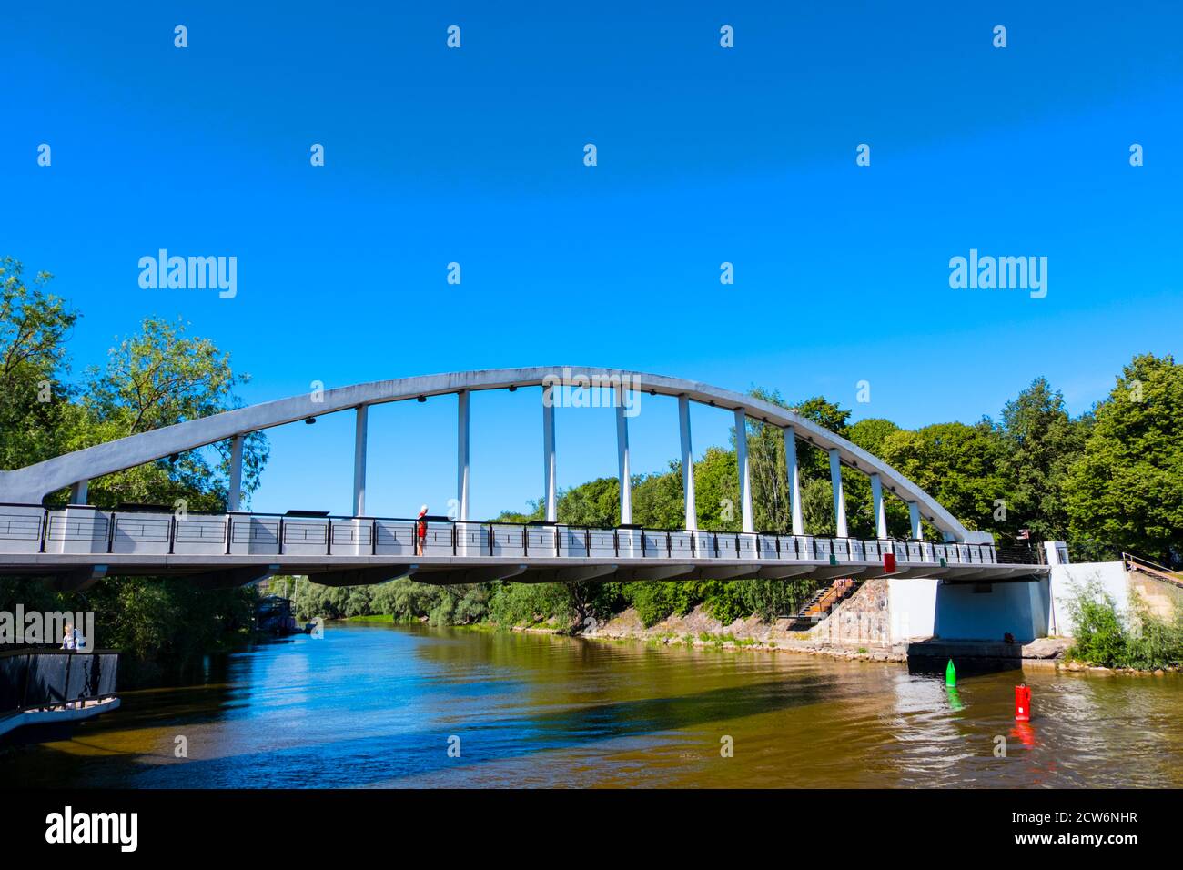 Arch bridge, Emajogi, Tartu, Estonia Stock Photo - Alamy
