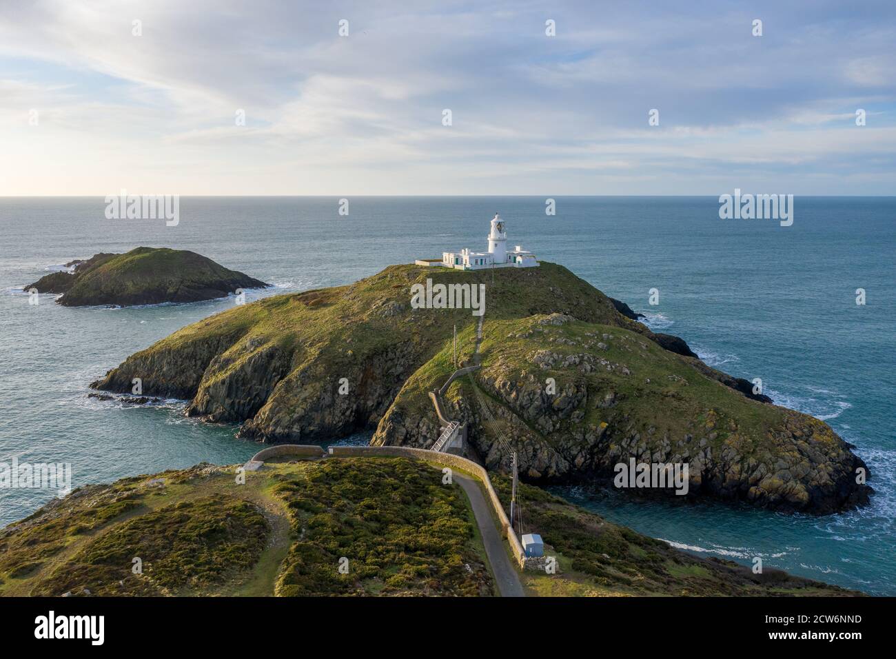Strumble head lighthouse fishguard hi-res stock photography and images ...