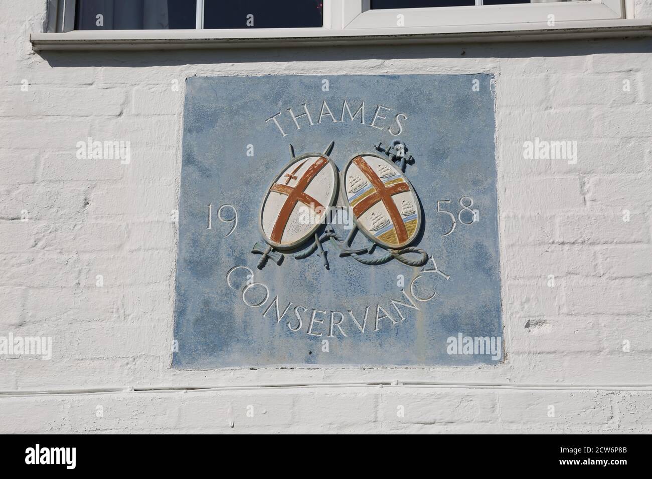 Thames conservancy building emblem hi-res stock photography and images ...