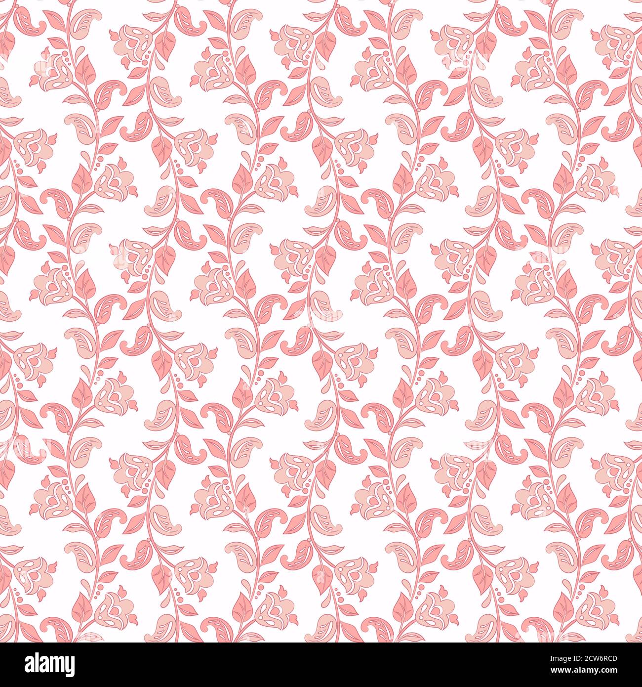 Seamless vintage vector background. Vector floral wallpaper Stock ...
