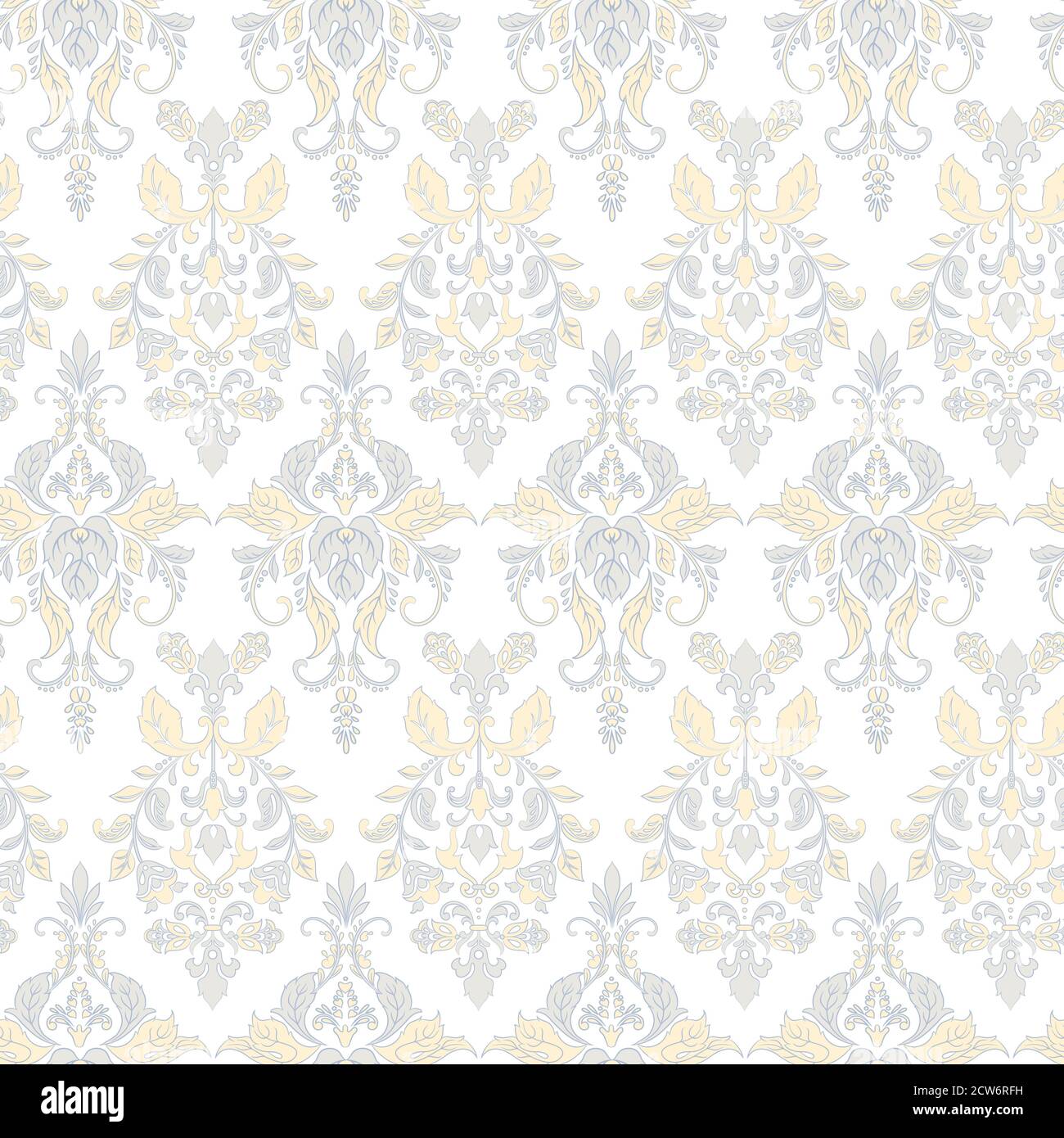 Vector Baroque floral pattern. classic floral ornament Stock Vector ...