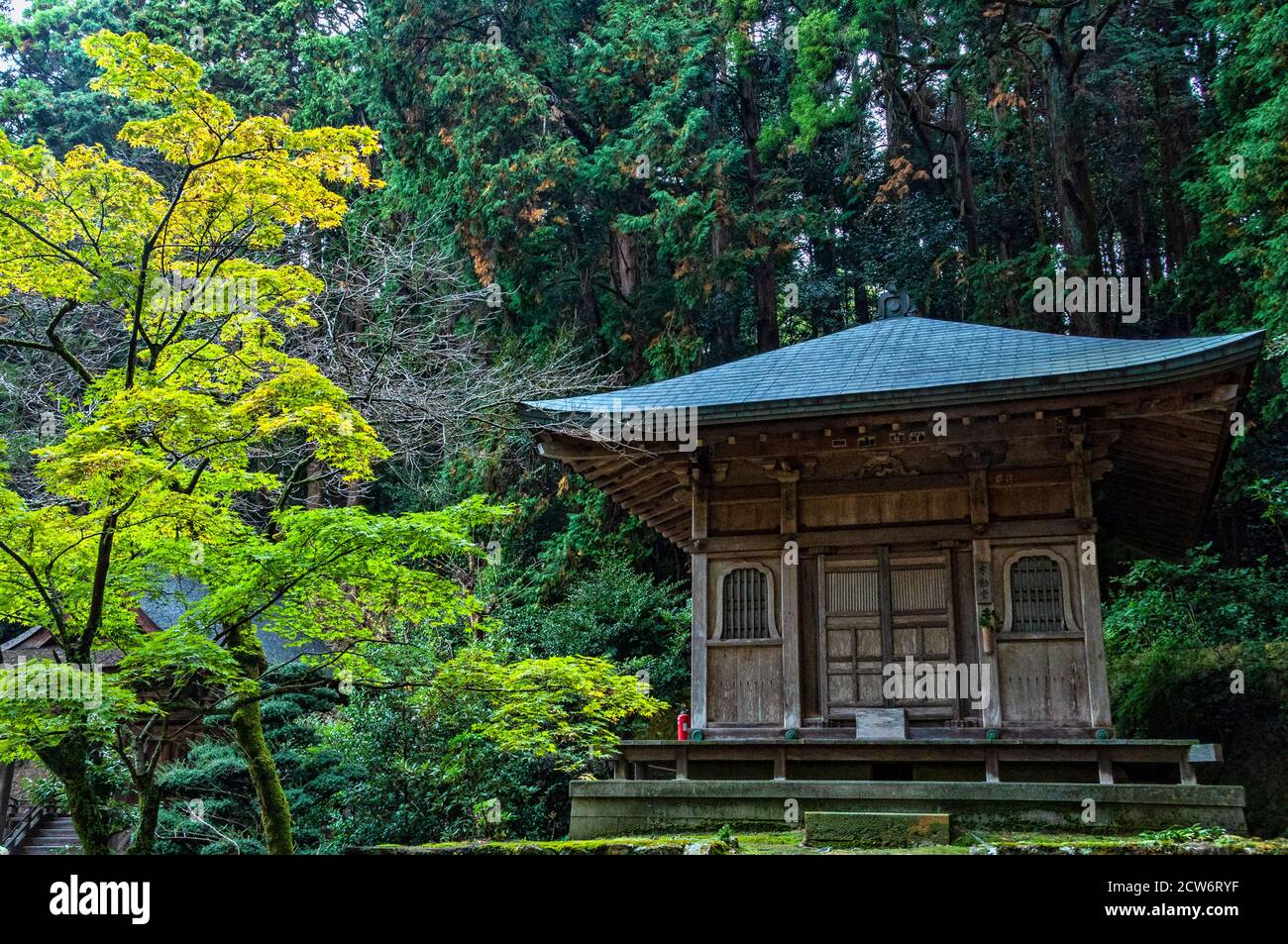 Shrine in Shoshazan Engyoji temple of the Tendai sect, Himeji, Japan ...