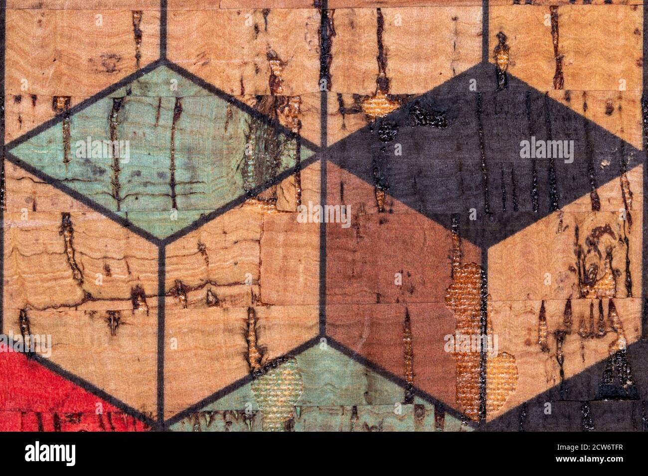 Colorful Cork background texture. A high-resolution closeup of a detail ...