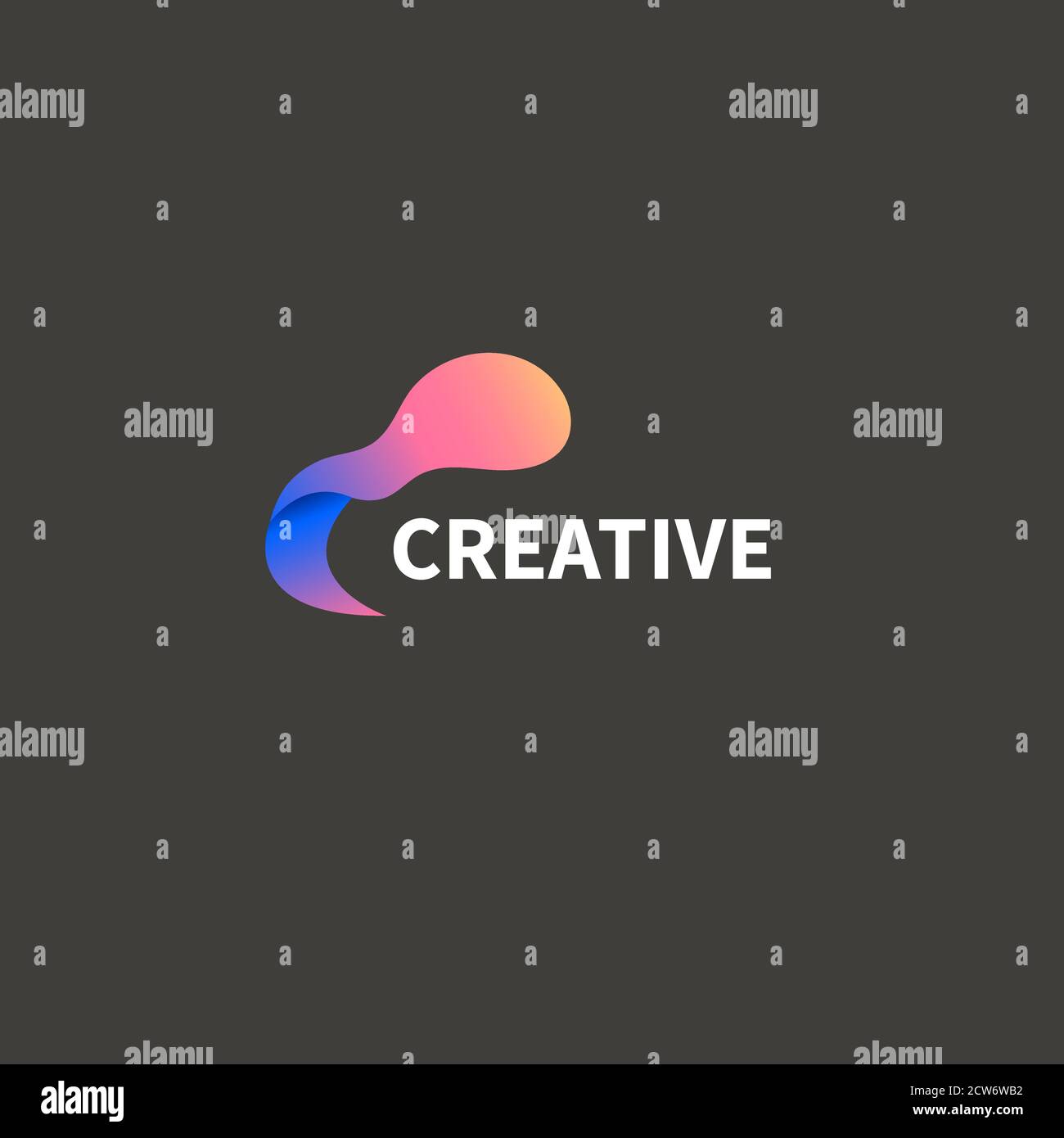 Modern creative logo for advertising studio. Symbol of creative design ...