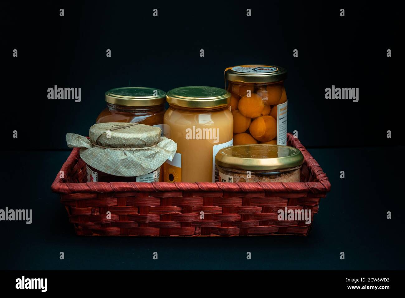Groceries basket hi-res stock photography and images - Alamy