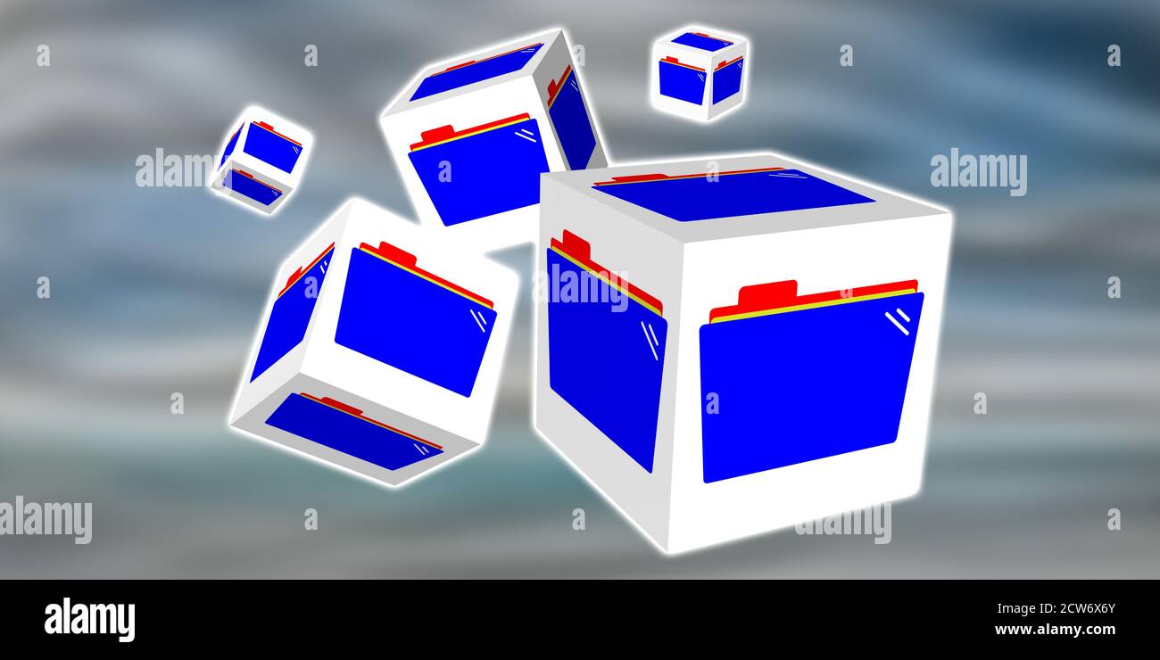 Illustration of a data concept Stock Photo - Alamy