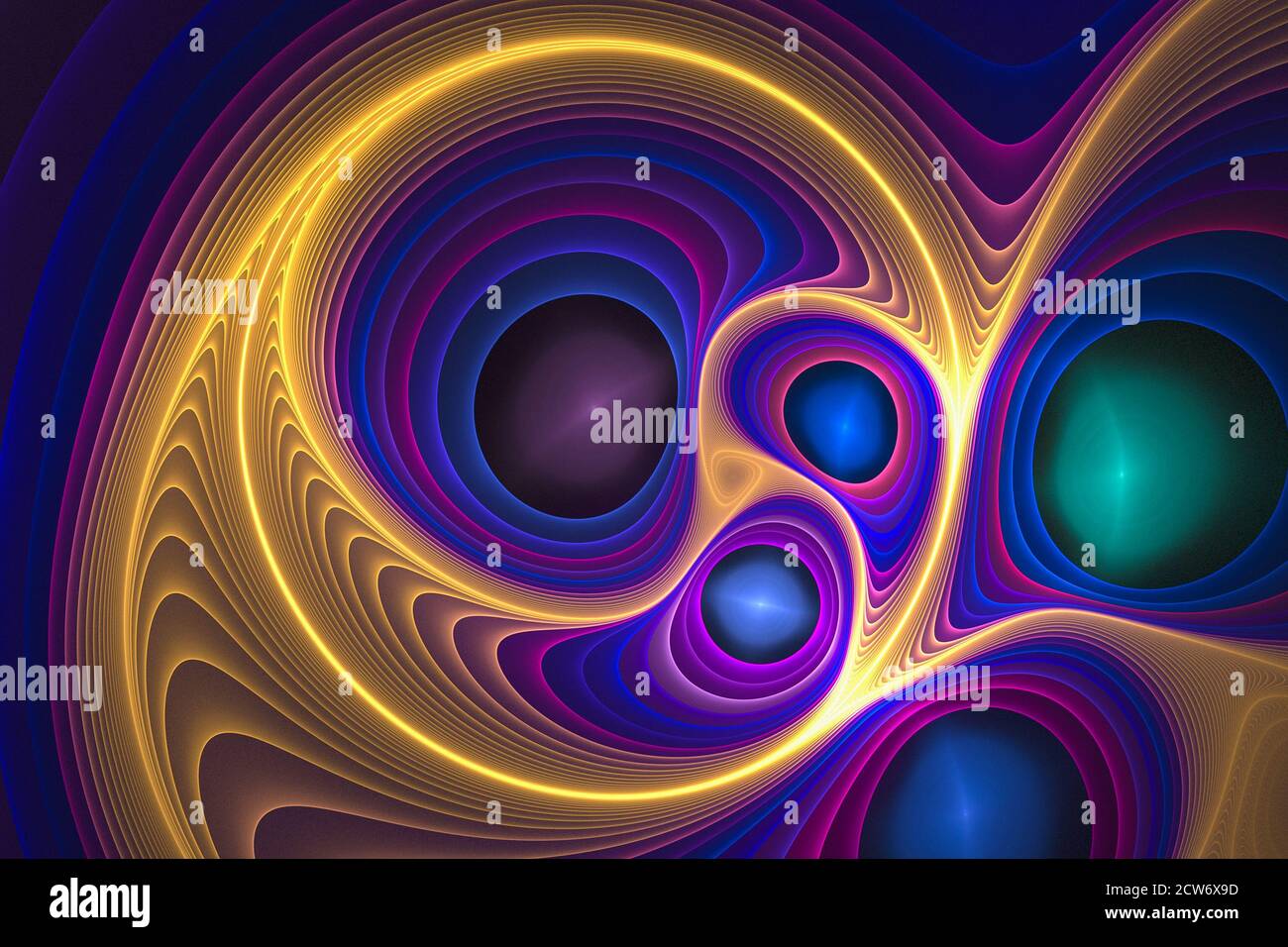 Fractal design golden spiral hi-res stock photography and images - Alamy