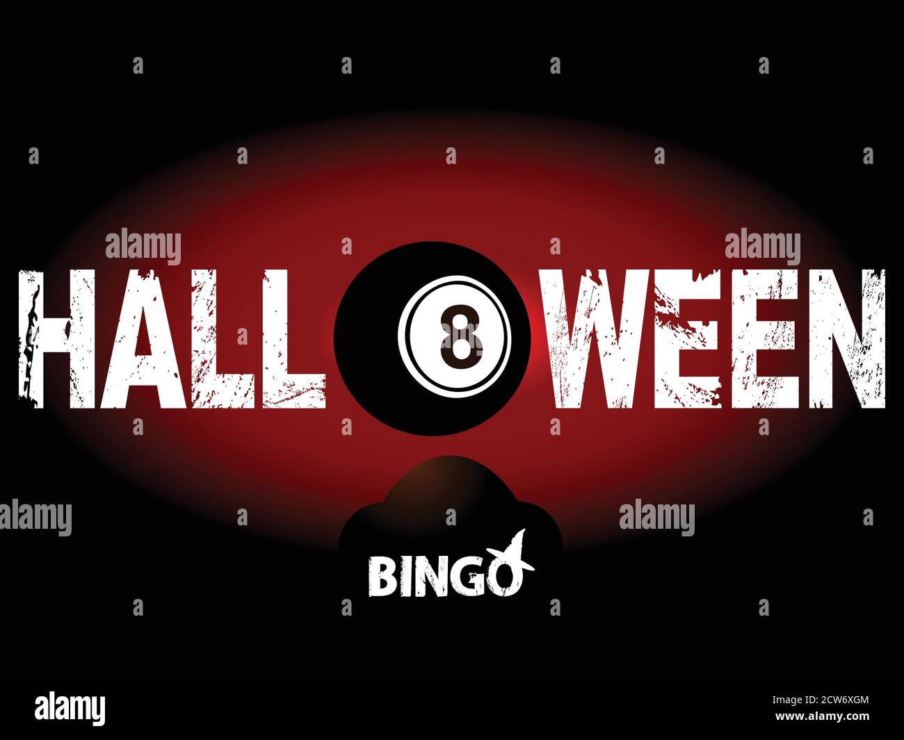 Halloween Red And Black Background With Grunge Decorative Text Black ...