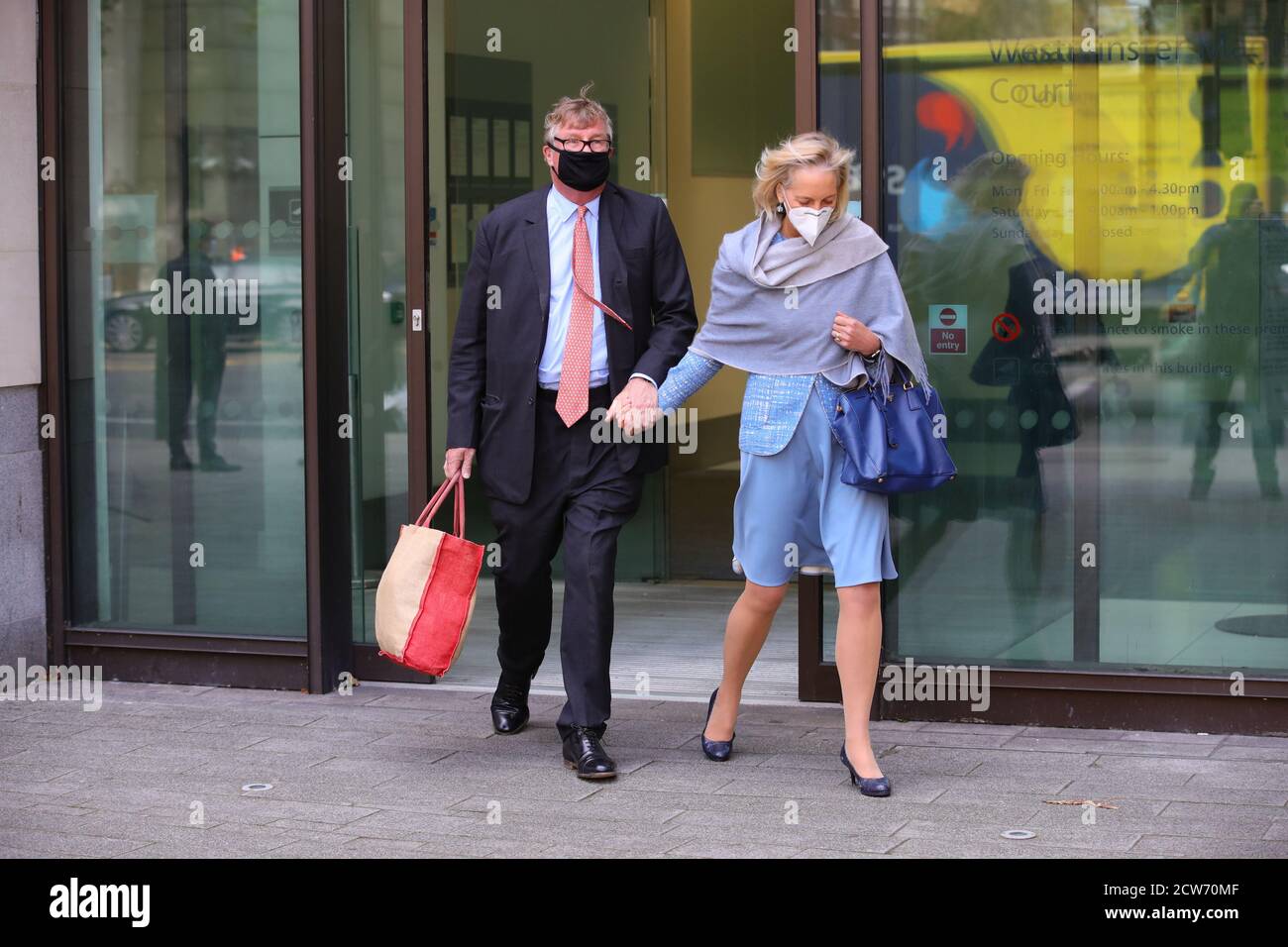 Hedge fund manager Crispin Odey leaving Westminster Magistrates' Court ...