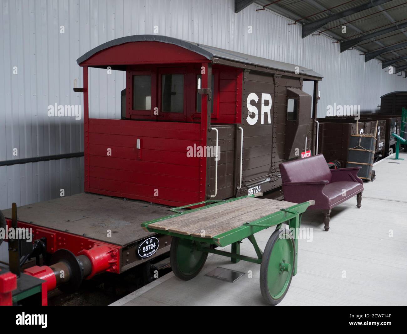 Southern Railway 15 Ton goods break van at Train Story at Havenstreet ...