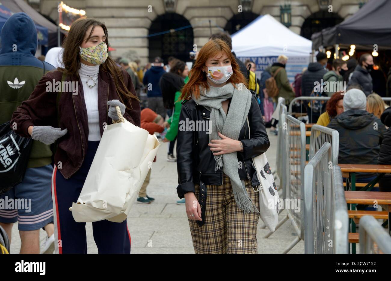 Two face masks hi-res stock photography and images - Alamy