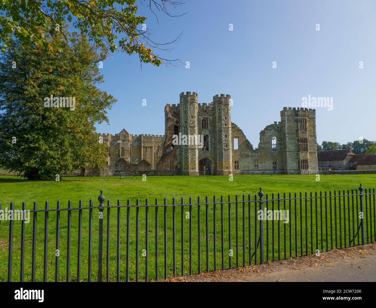 Cowdray ruins Midhurst Sussex consists of the ruins of one of England's ...