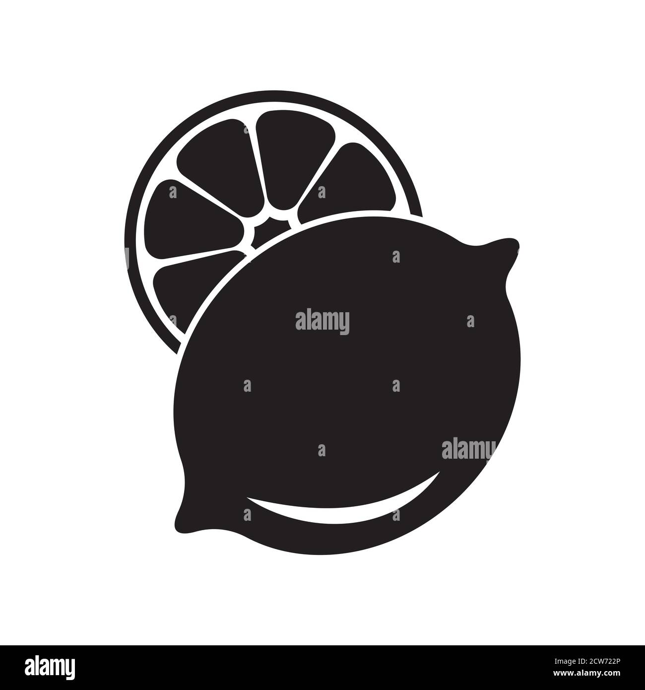 Lemon icon illustration isolated vector sign Stock Vector Image & Art ...