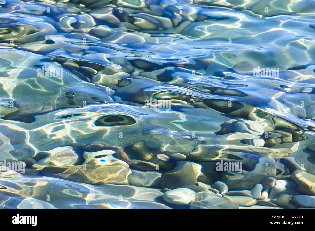 Pebble stone reflections on the water. Nature background. Zen ...