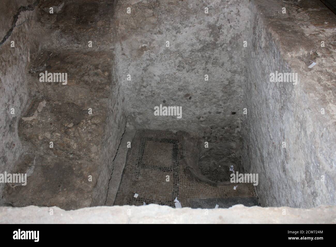 Interior of Basement in the Church of St Joseph located in Nazareth ...